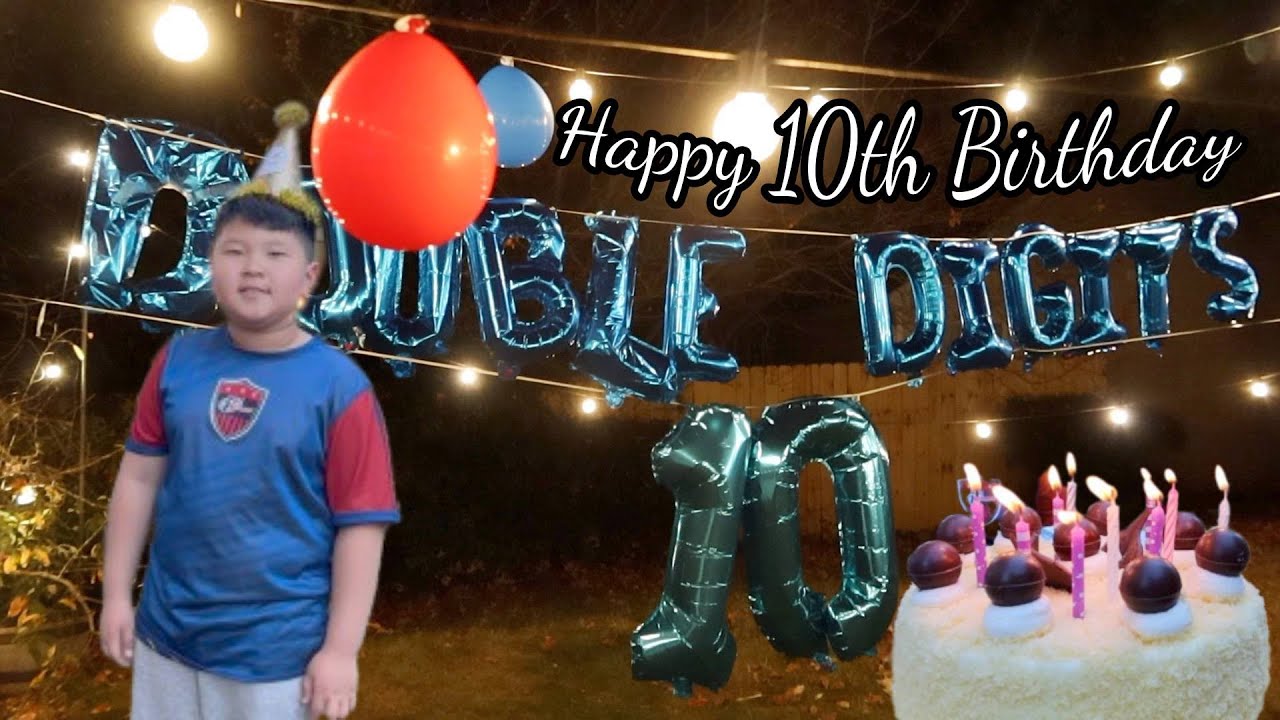 Happy 10th Birthday Raphael! Finally Double Digit! - YouTube