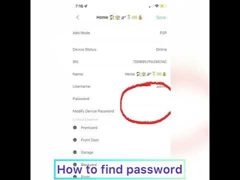 How to find camera password on DMSS app - YouTube