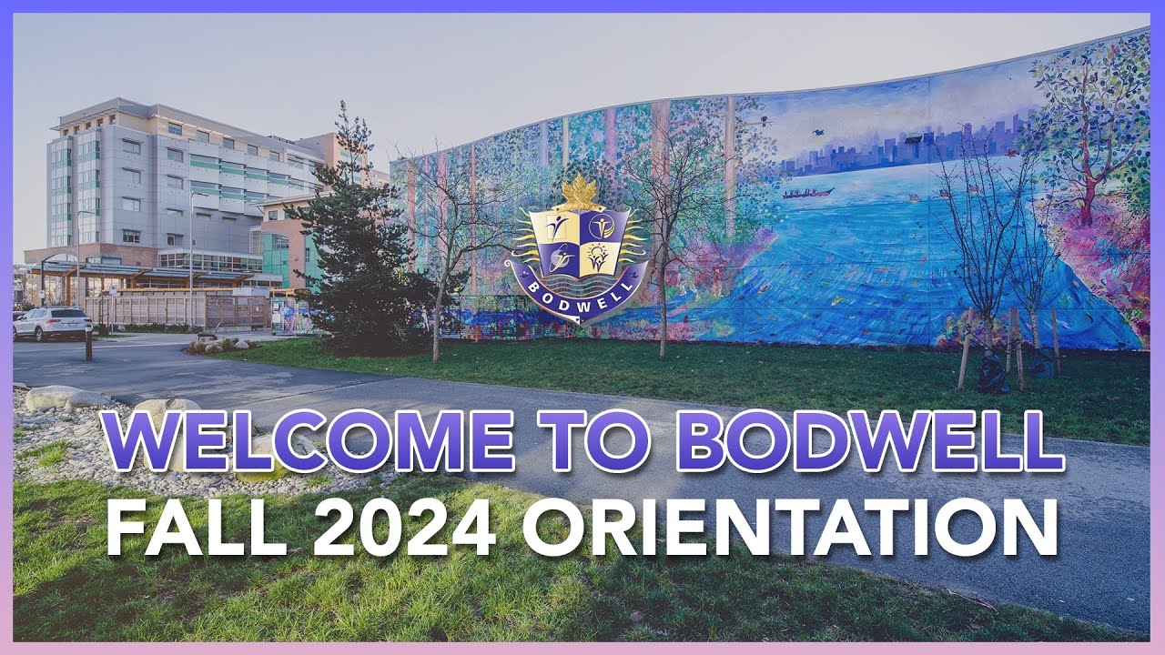 Orientation At Bodwell High School - YouTube