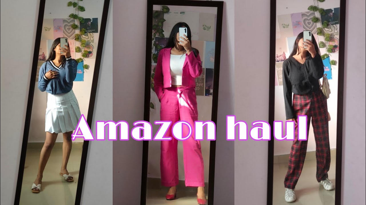Huge Amazon fashion haul•Lookbook•Autumn winter sale haul - YouTube