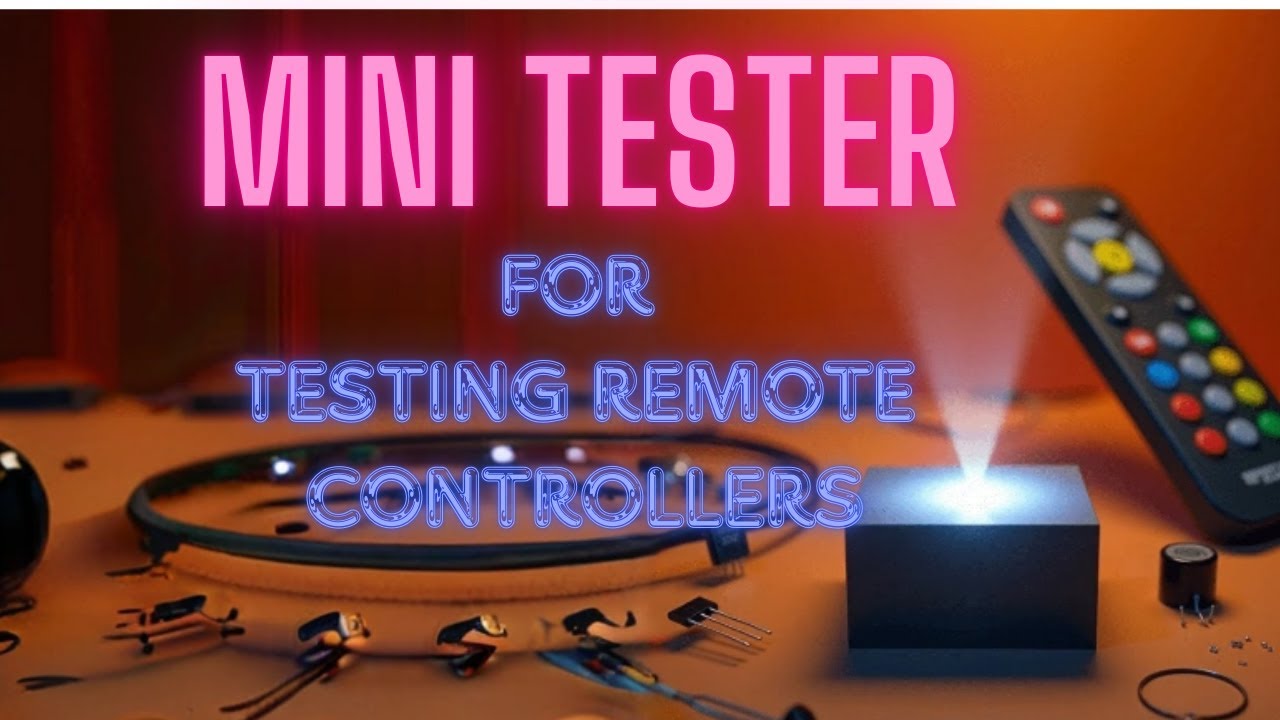 Mini tester for testing remote controllers - YouTube