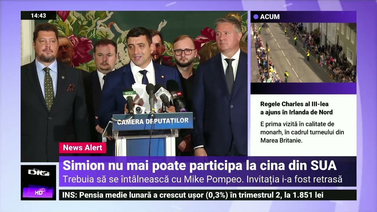 George Simion a fost șters de pe lista participanților la un dineu cu ...