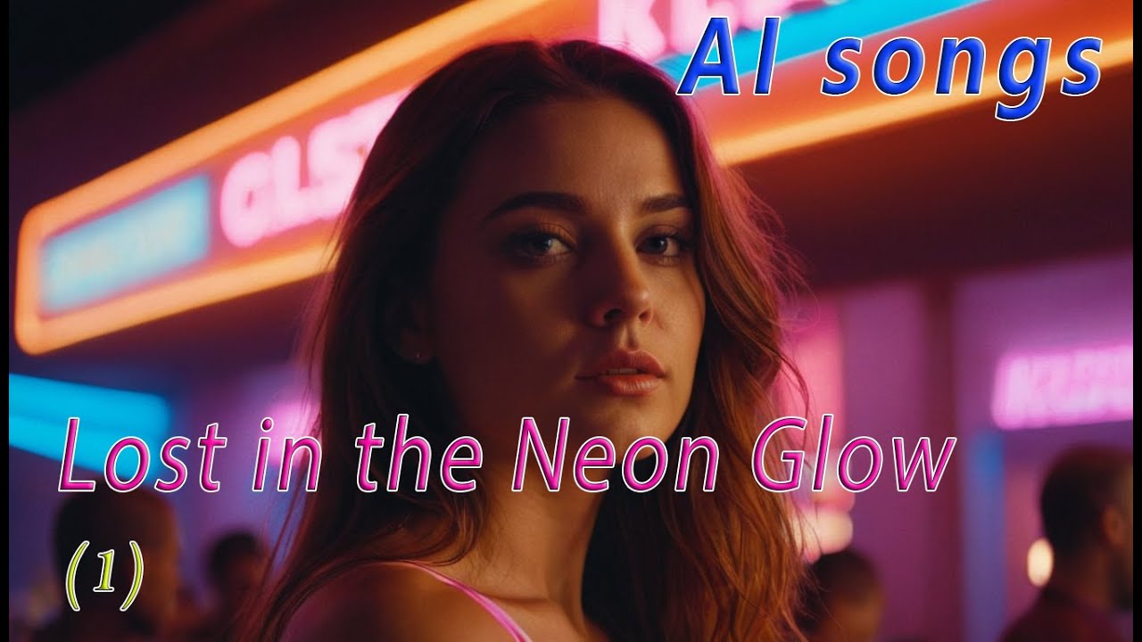 AI songs / Lost In The Neon Glow (1) / New original song - YouTube