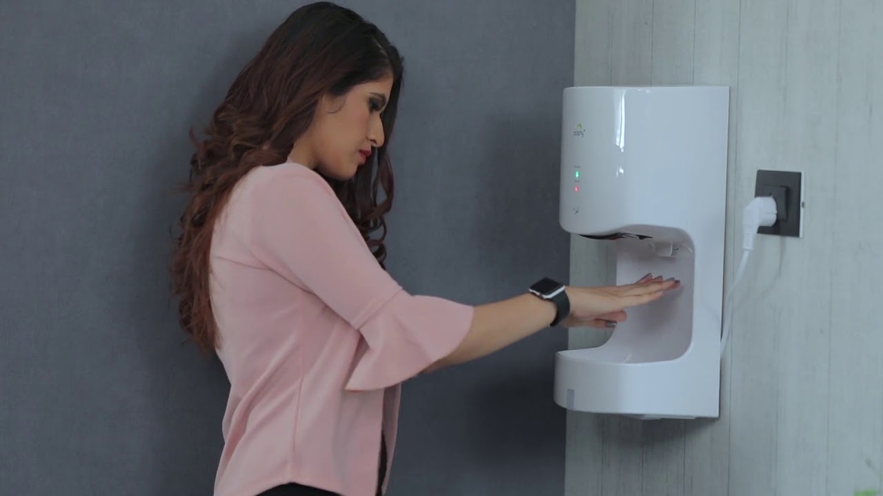 Dolphy Australia Jet Hand Dryer with Drip Tray 1000W - DAHD0039 - YouTube
