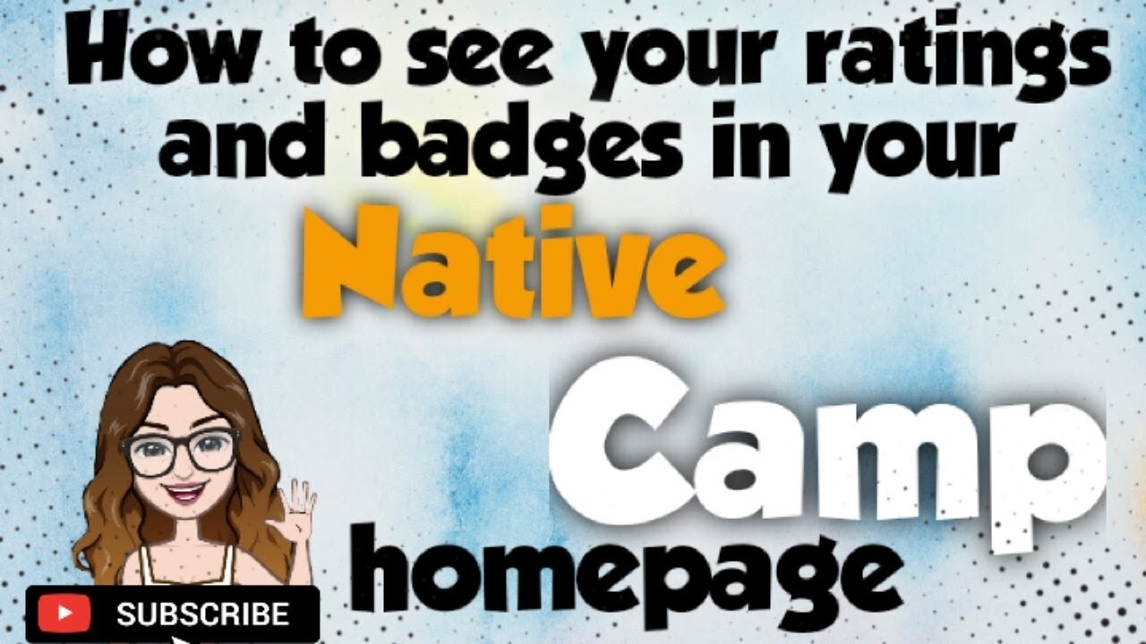 How to search for my rating and badges in Native Camp? - YouTube