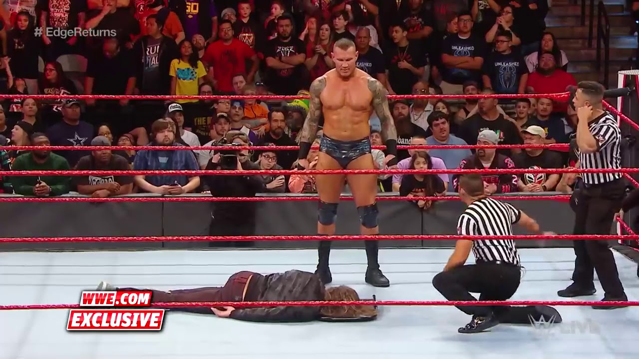 Edge Neck Injured Again😥 Assaulted by Randy. - YouTube