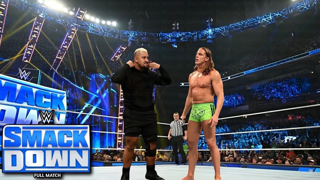 FULL MATCH - Solo Sikoa vs Matt Riddle - WWE SmackDown April 09, 2023 ...