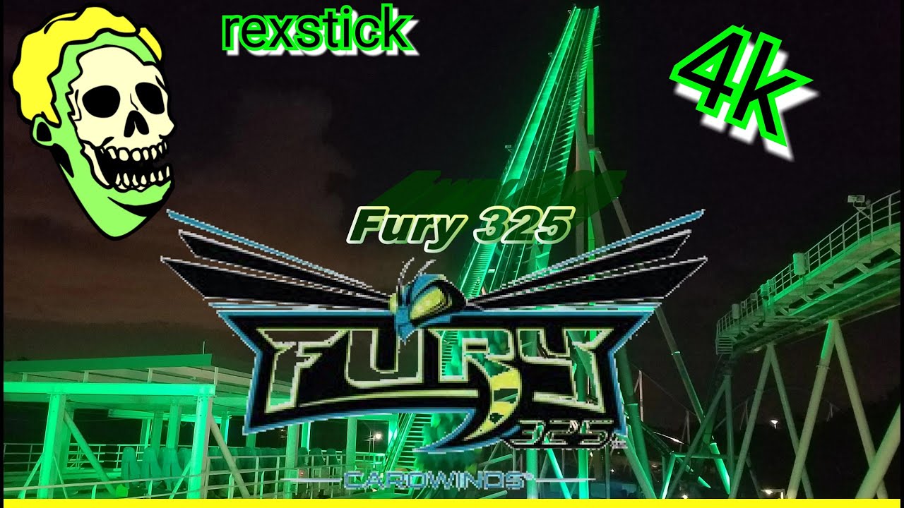 Fury 325 💯 Carowinds roller coasters - YouTube