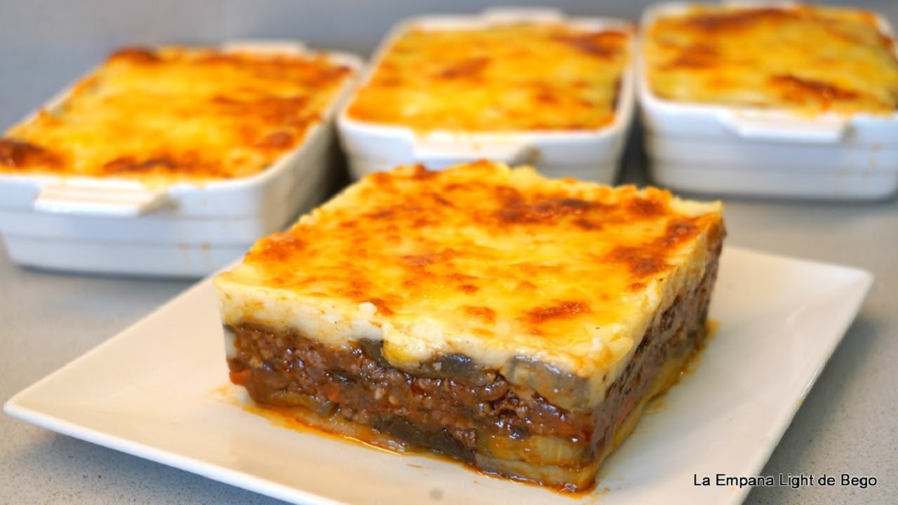 Musaka de berenjena. Receta Fácil explicada paso a paso - YouTube