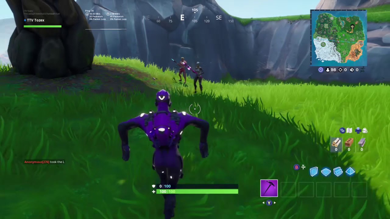 Jay walking backwards in Fortnite - YouTube