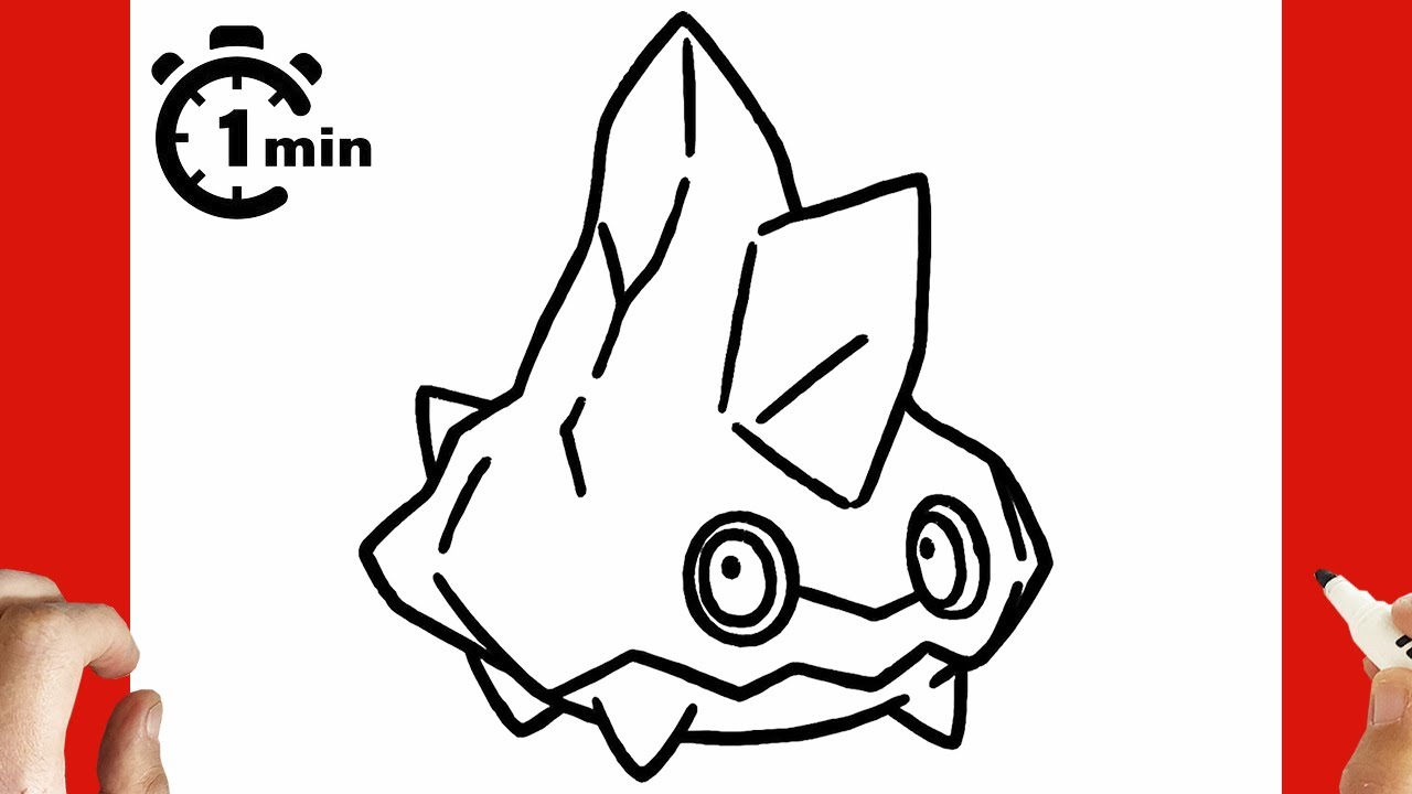 HOW TO DRAW POKEMON BERGMITE - 1 MINUTE TIME-LAPSE VIDEO 👈 - YouTube