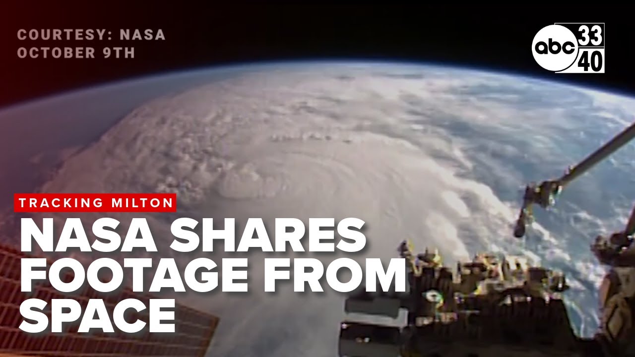 NASA shares footage of Hurricane Milton from space - YouTube
