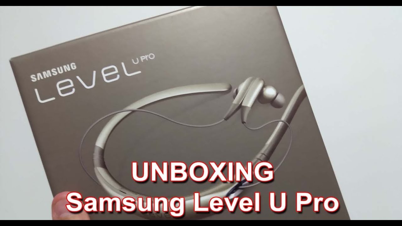 Samsung Level U Pro - UNBOXING - YouTube