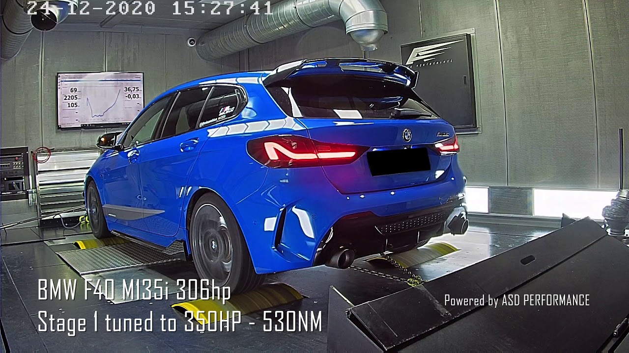 BMW F40 M135i 306hp - Stage 1 tuned to 350HP - 530NM - Powered by ASD ...