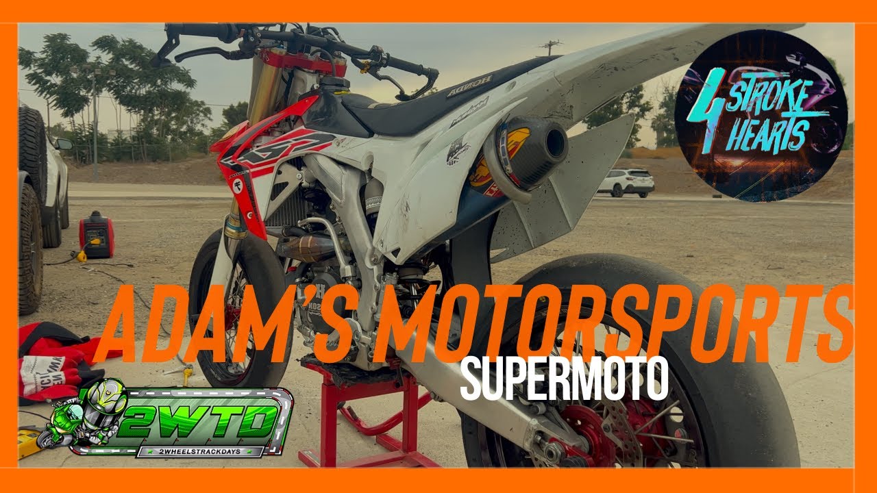 Supermoto @ ADAMS Motorsports - YouTube