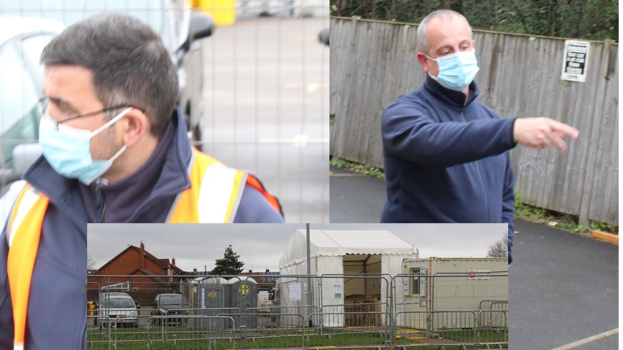 2 Covid Sites, and a bunch of Private Security Goons - YouTube