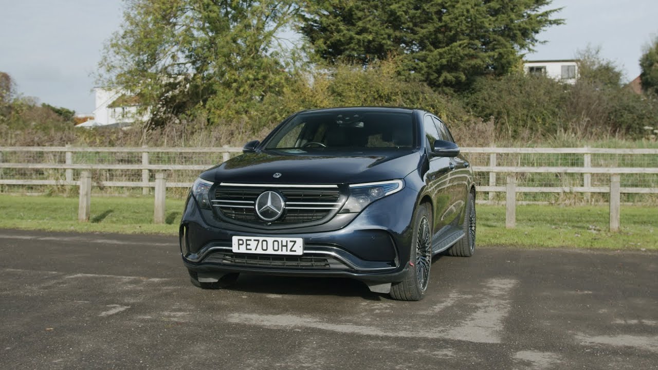 Blue Mercedes Eqc 5dr SUV - YouTube