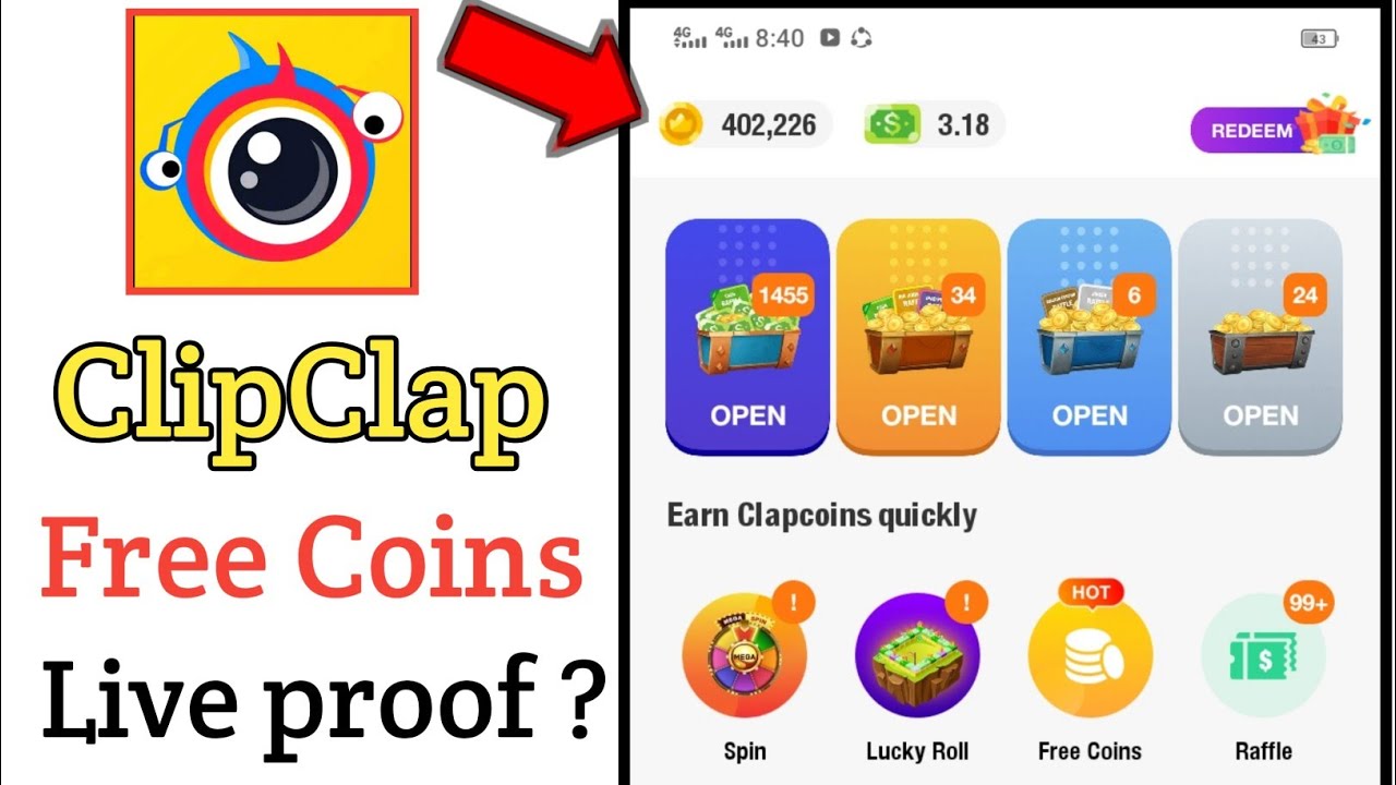 ClipClaps App Free Coins - ClipClaps App Free Refer trick - Earn money ...