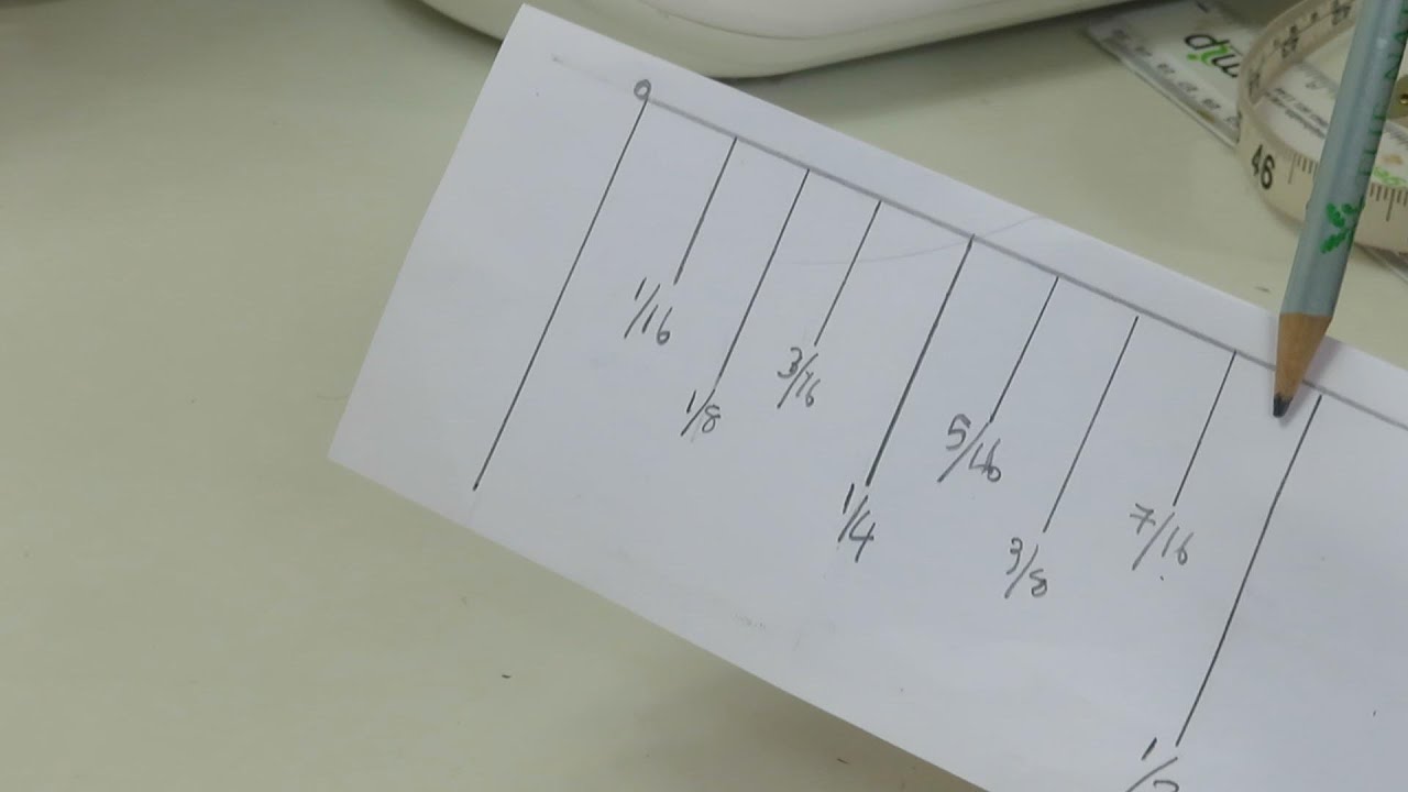 How to read and understanding the lines on the tape measure. Day 7 ...