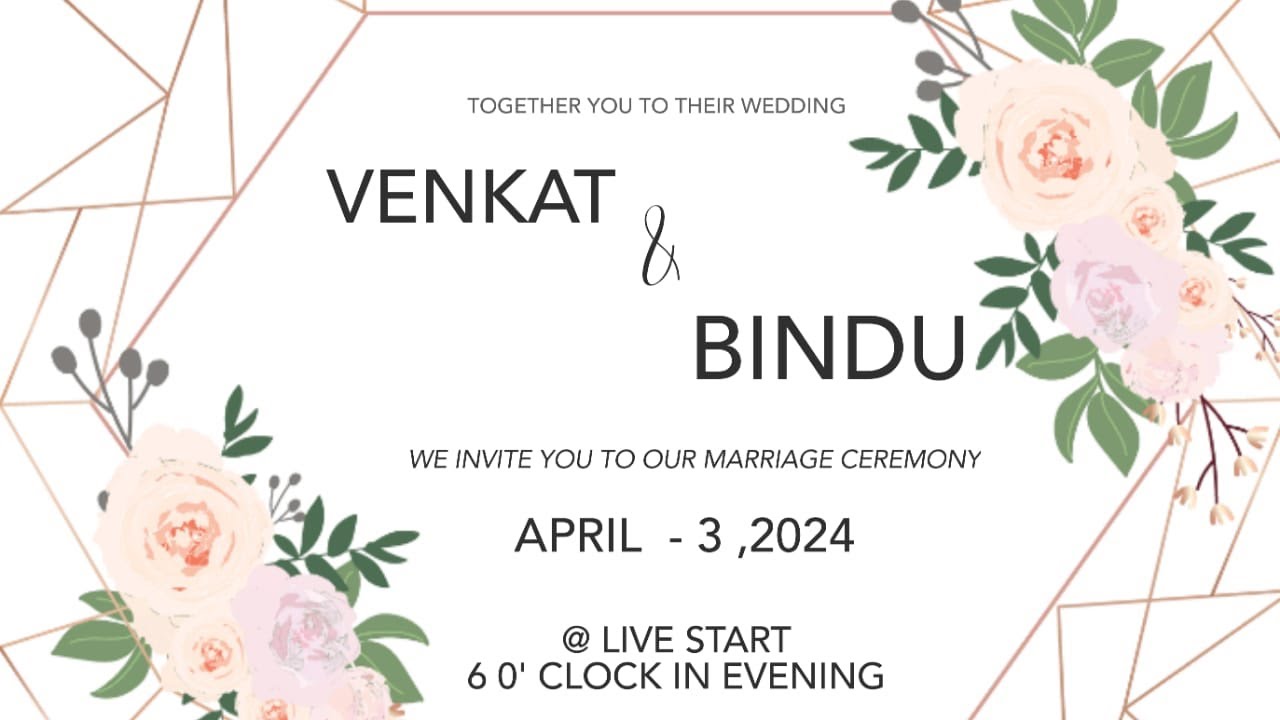 venkat weds Bindu - YouTube