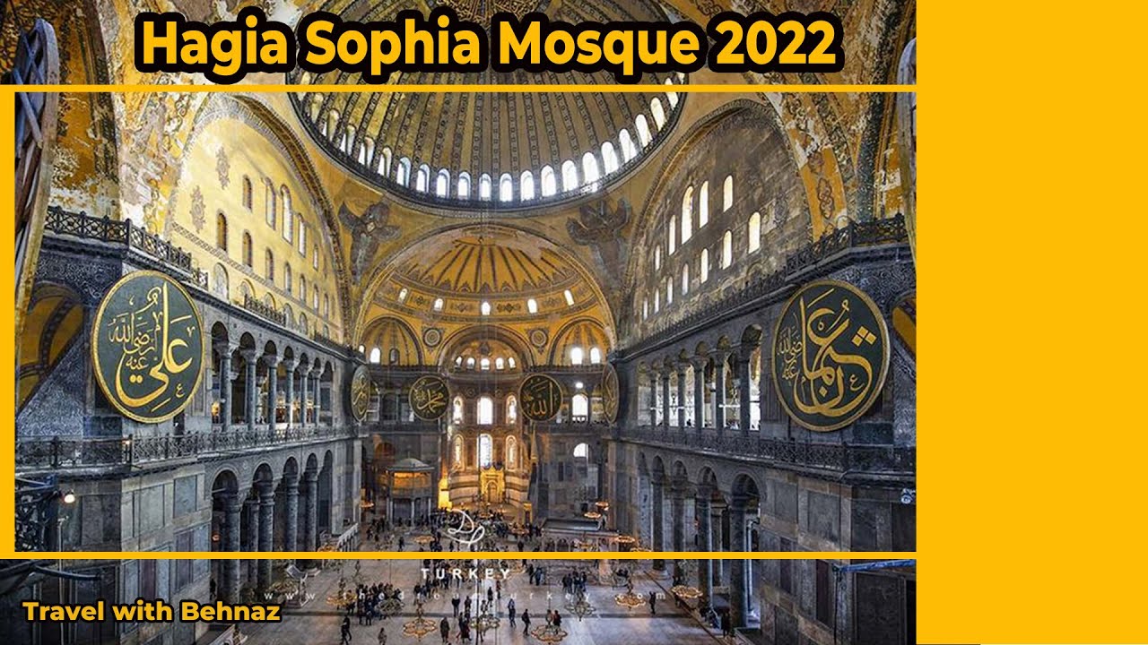 HAGIA SOPHIA /AYASOFYA ISTANBUL , TURKIYEH 🇹🇷 2022|4K Walking Tour ...