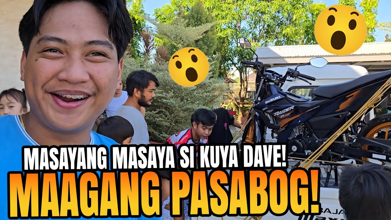 Heto Na Ang Maagang Pasabog Na Regalo Para Kay Kuya Dave | Yung Ngiti ...