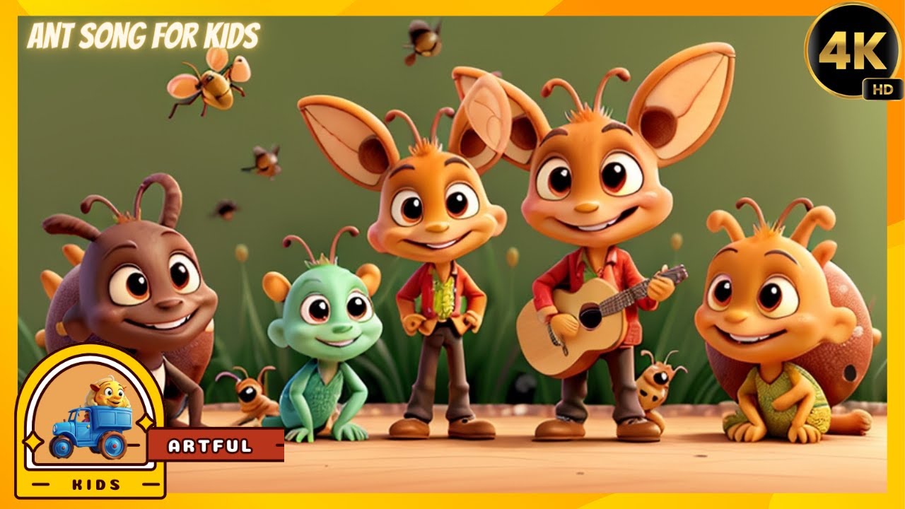 🎵 Ants on Parade: A Musical Journey for Kids! 🐜🌈 Join the Fun with our ...