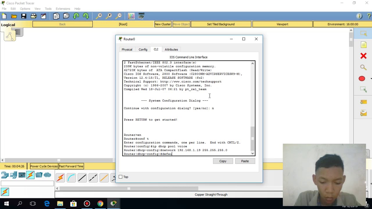 setting voip di cisco - YouTube