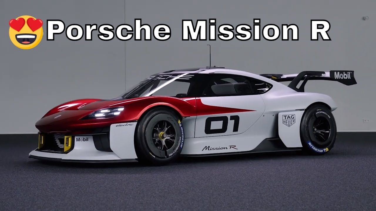 Porsche Mission R Electric Interior & Exterior - YouTube