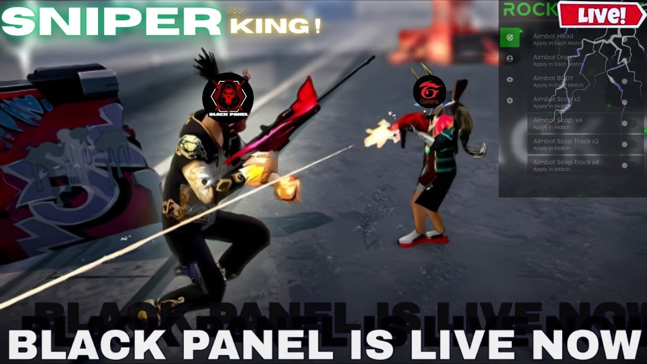 FREE FIRE OB46 SNIPER PANEL | ANTIBAN SNIPER PANEL | #Blackpanel0# ...