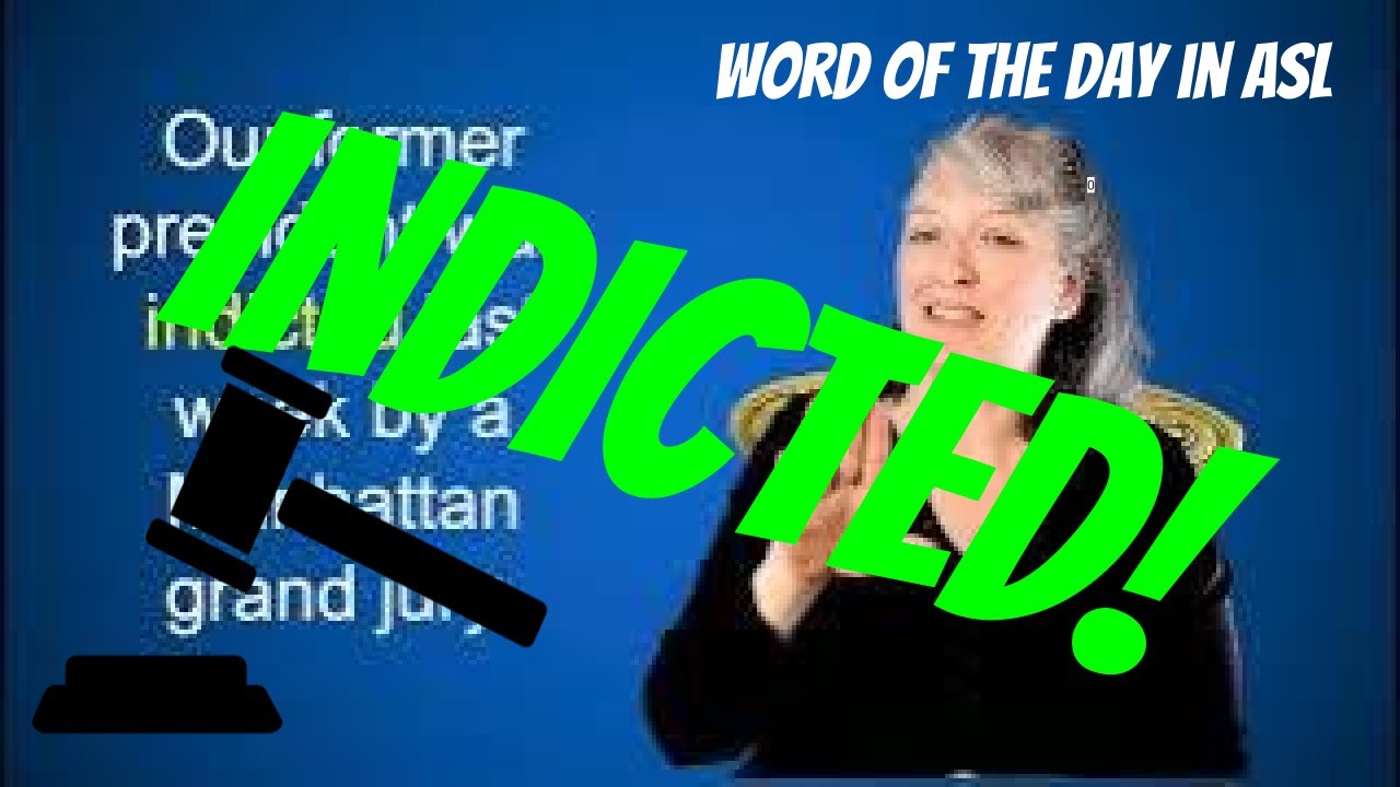 How To Sign Indicted - YouTube