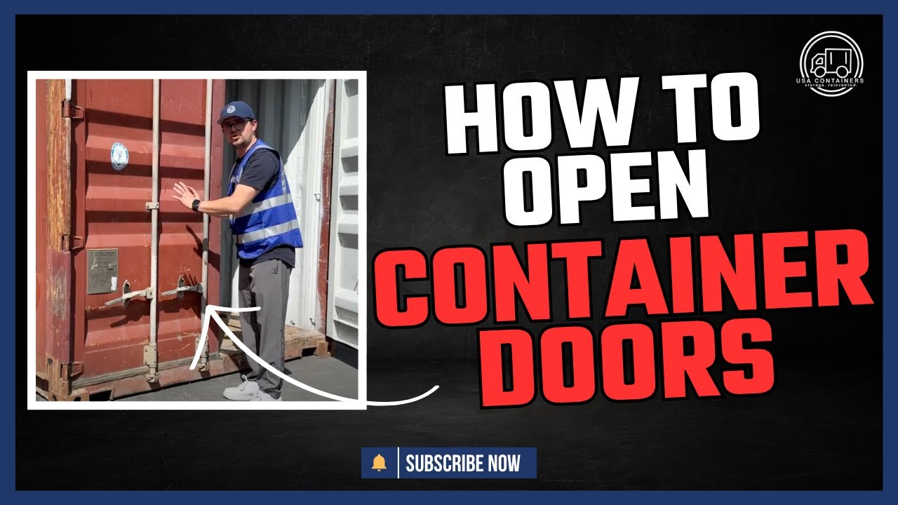 HARD TO OPEN CONTAINER DOORS? THIS IS THE CORRECT WAY OF OPENING AND ...