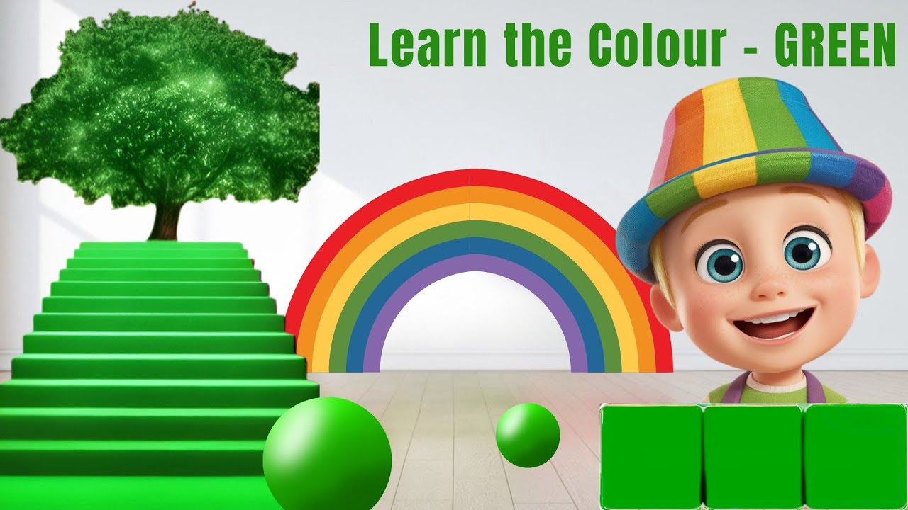 Learn the GREEN colour Song for Kids - YouTube