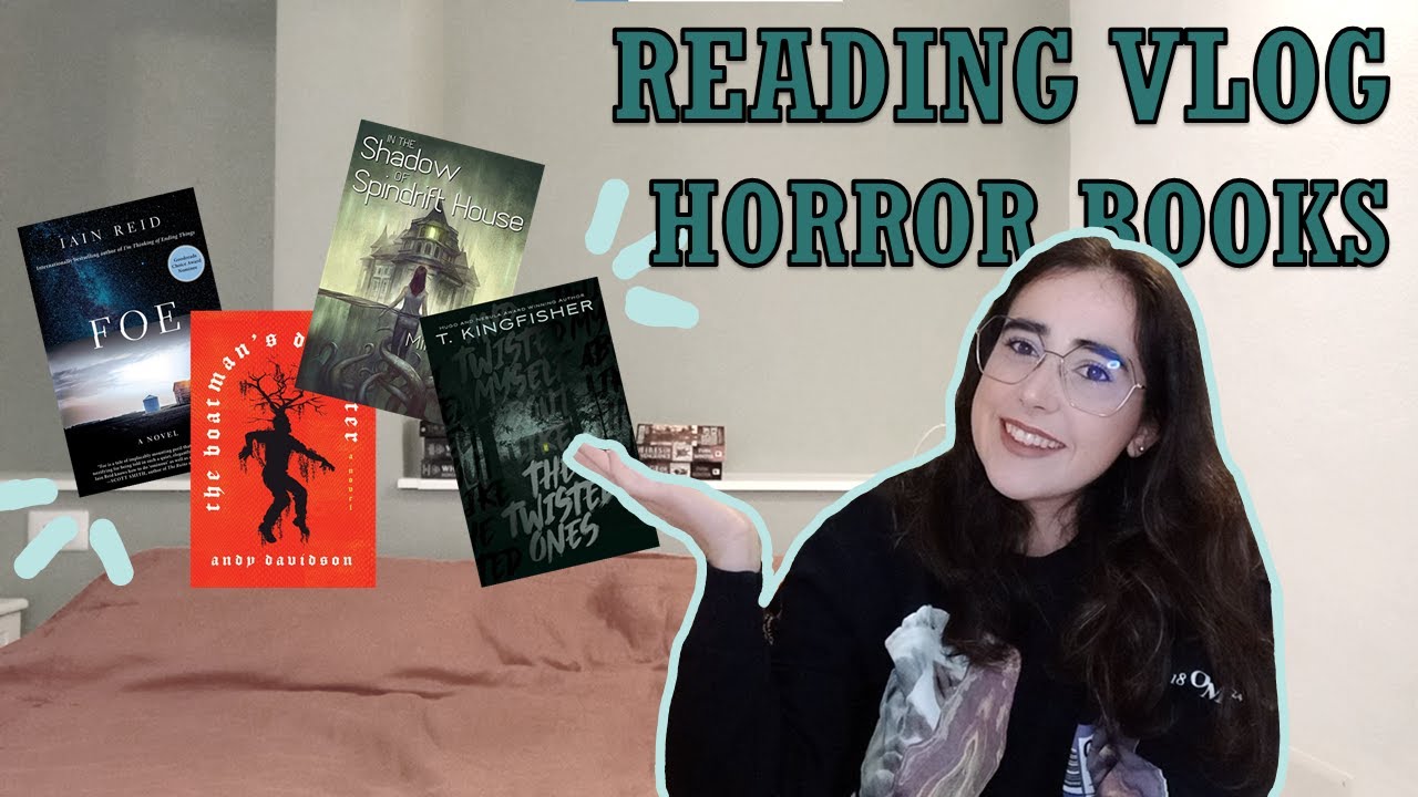 reading four horror books | reading vlog - YouTube