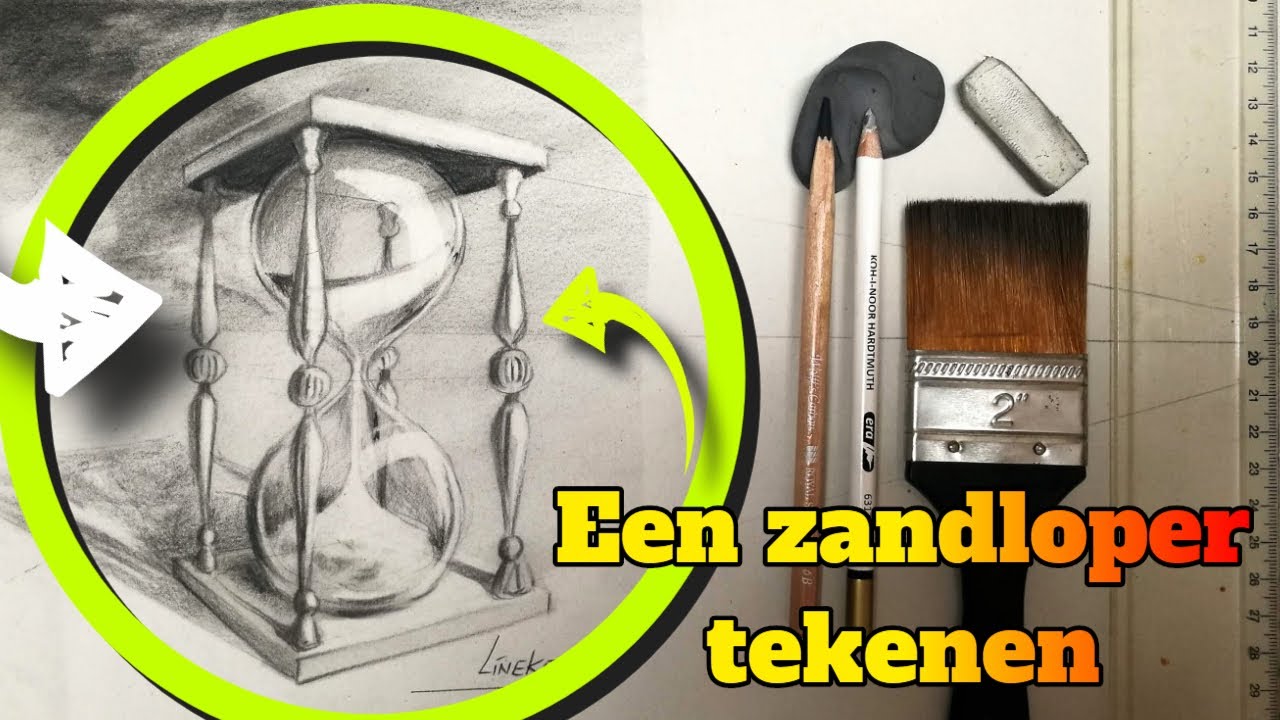 Zandloper Potlood Tekeningen 6/12 Stuks Zandloper Assortiment Plastic