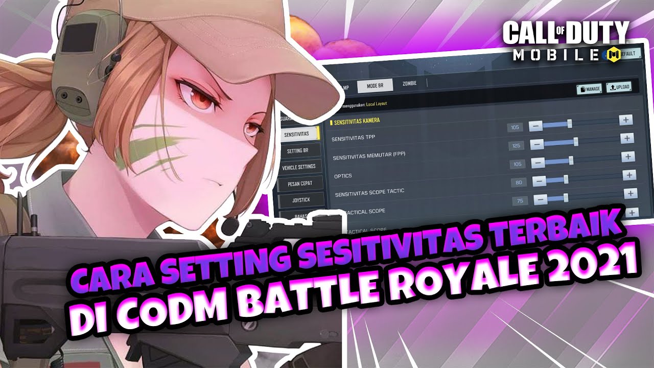 CARA SETTING SENSITIVITAS DAN LAYOUT TERBAIK SEASON 9 CODM BATTLE ...