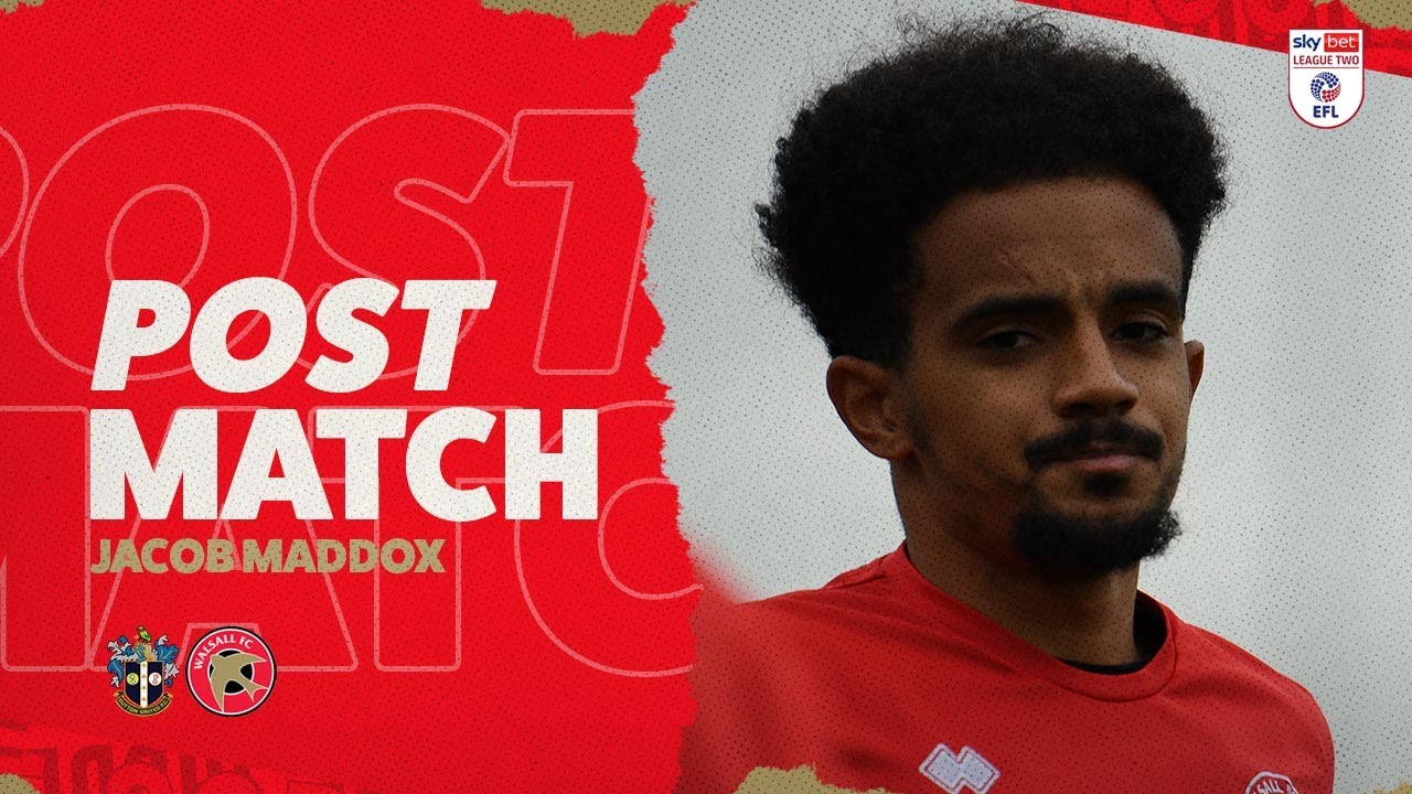 Post-match: Jacob Maddox delighted to score his first goal for the ...