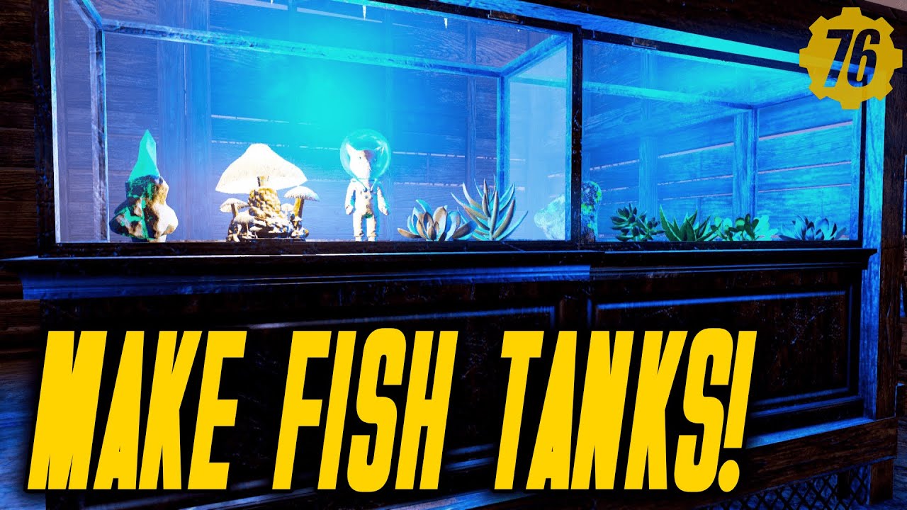 How to make FISH TANKS in Fallout 76 - YouTube