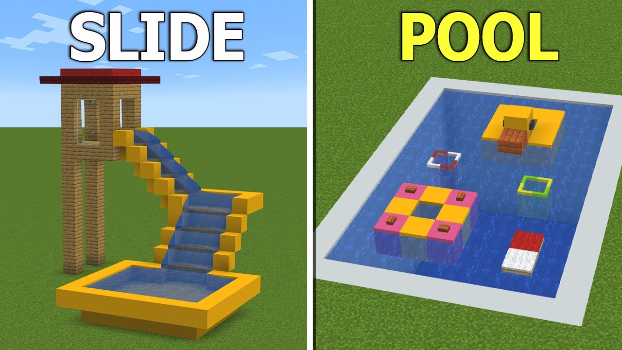 Simple 15+ Summer Build Hacks in Minecraft - YouTube