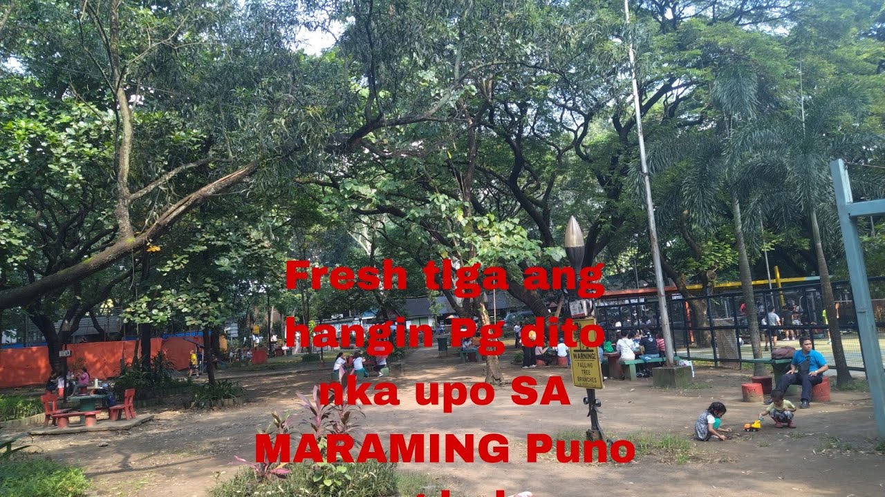 Fresh tlga ang hangin pg dtu nka upo SA MARAMING puno nang kahoy/Arlyn ...