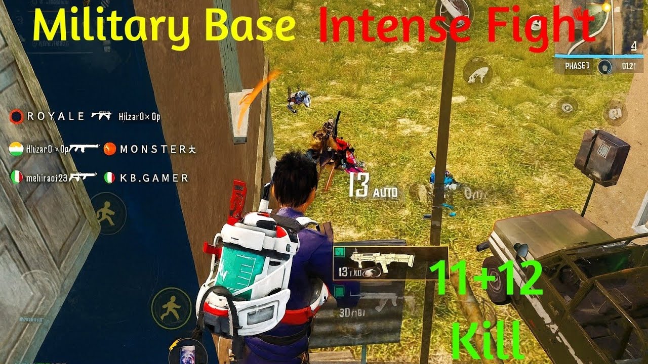 PUBG: NEW STATE | ERANGLE | MILITARY BASE INTENSE FIGHT - YouTube