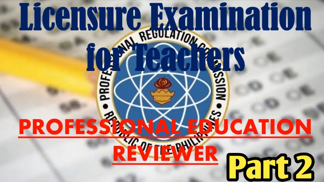 Professional Education Reviewer | Licensure Examination for Teacher ...