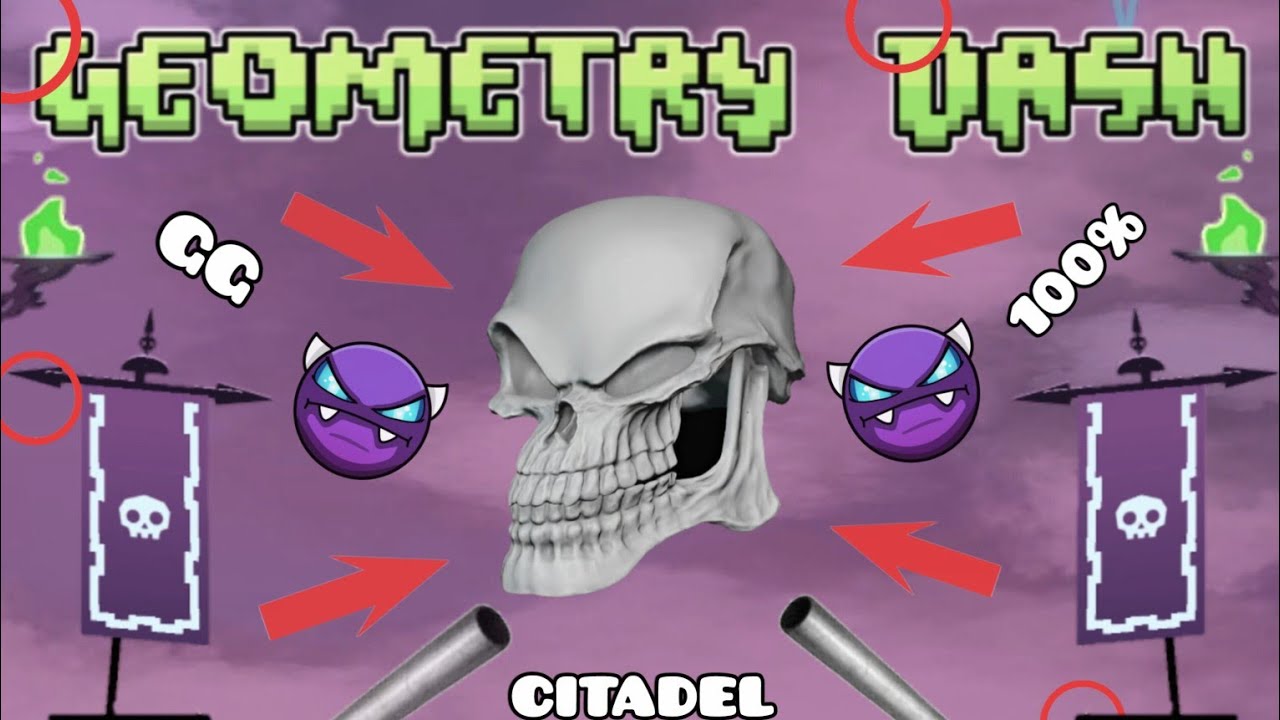 Citadel [Easy Demon] - 100% | Geometry Dash - YouTube