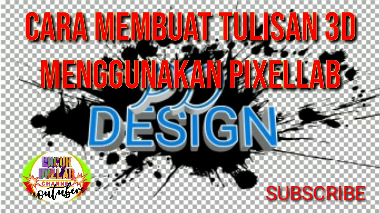 Tutorial ||membuat tulisan 3D di android - YouTube