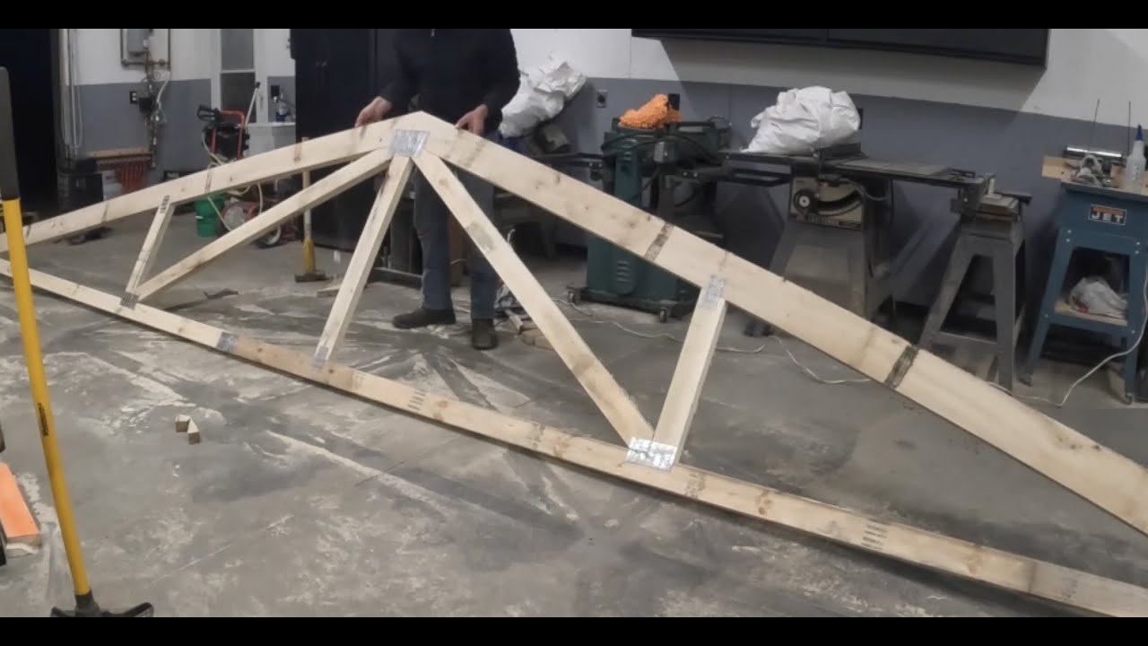 Part 4 Build-A-Barn Series: We made our own custom trusses and sliding ...
