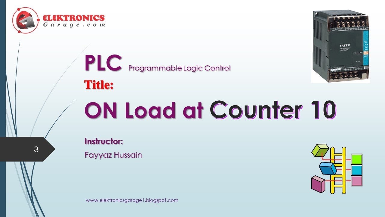 PLC Programming || To ON the Load at Counter value 10 in LogixPro - YouTube