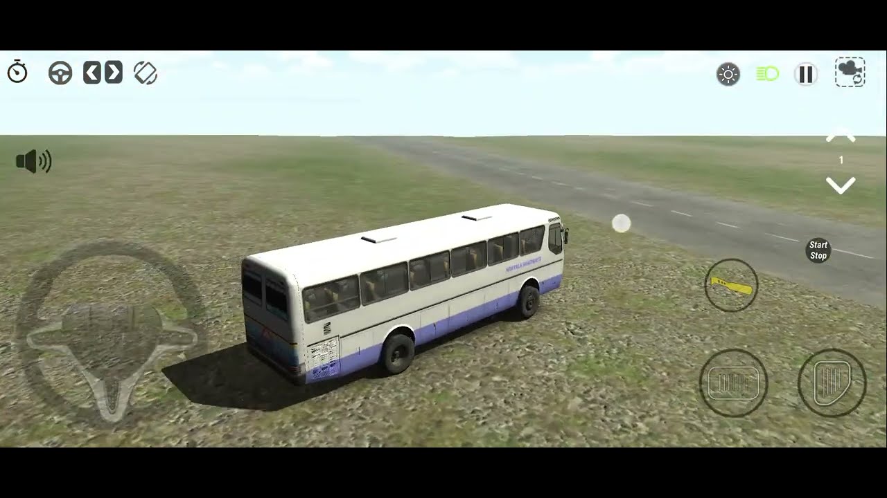 Bus simulator game ll danger roads way of ll euro game luck driving ...