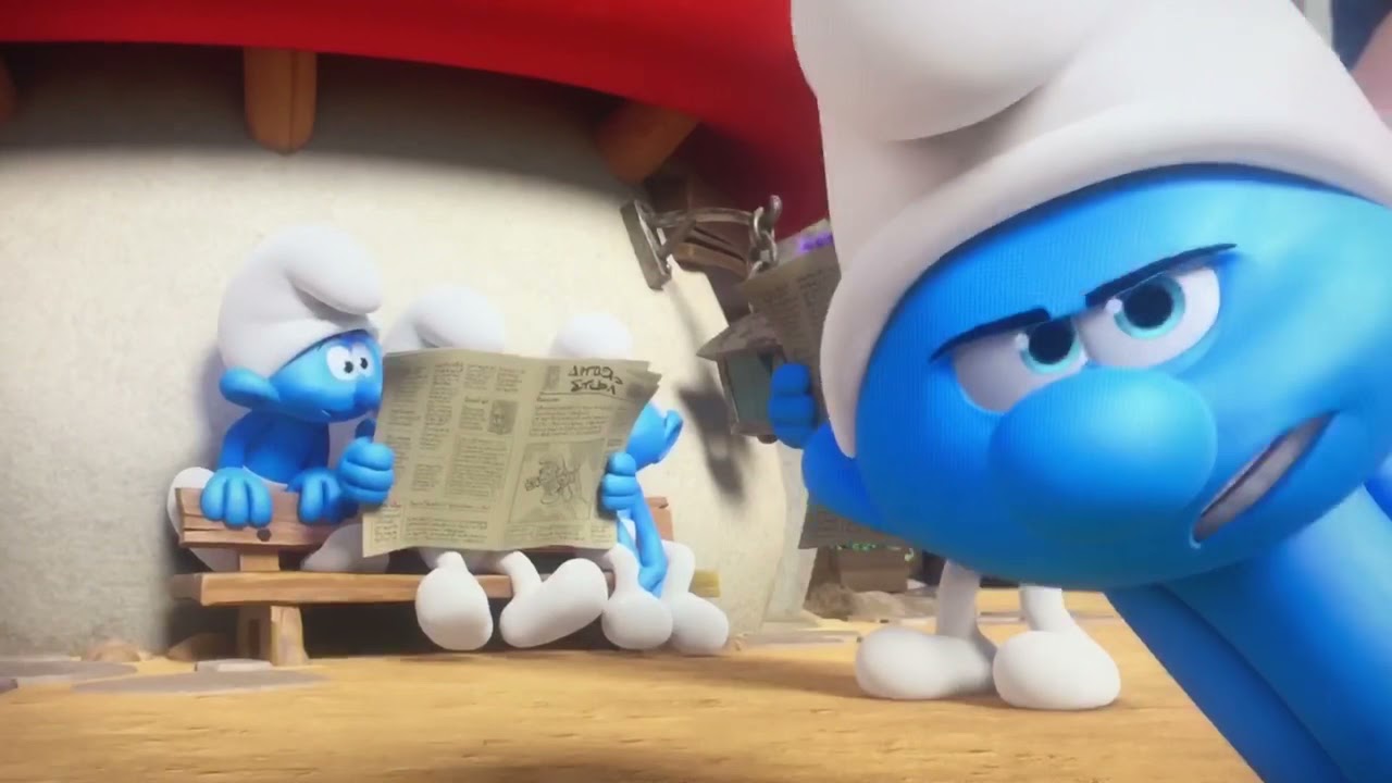 Smurfs a new touch of blue my smurf the hero - YouTube