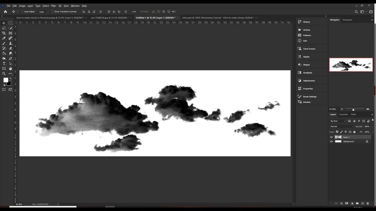 How To Make Clouds In Photoshop YouTube how-to-make-clouds-in-photoshop-youtube