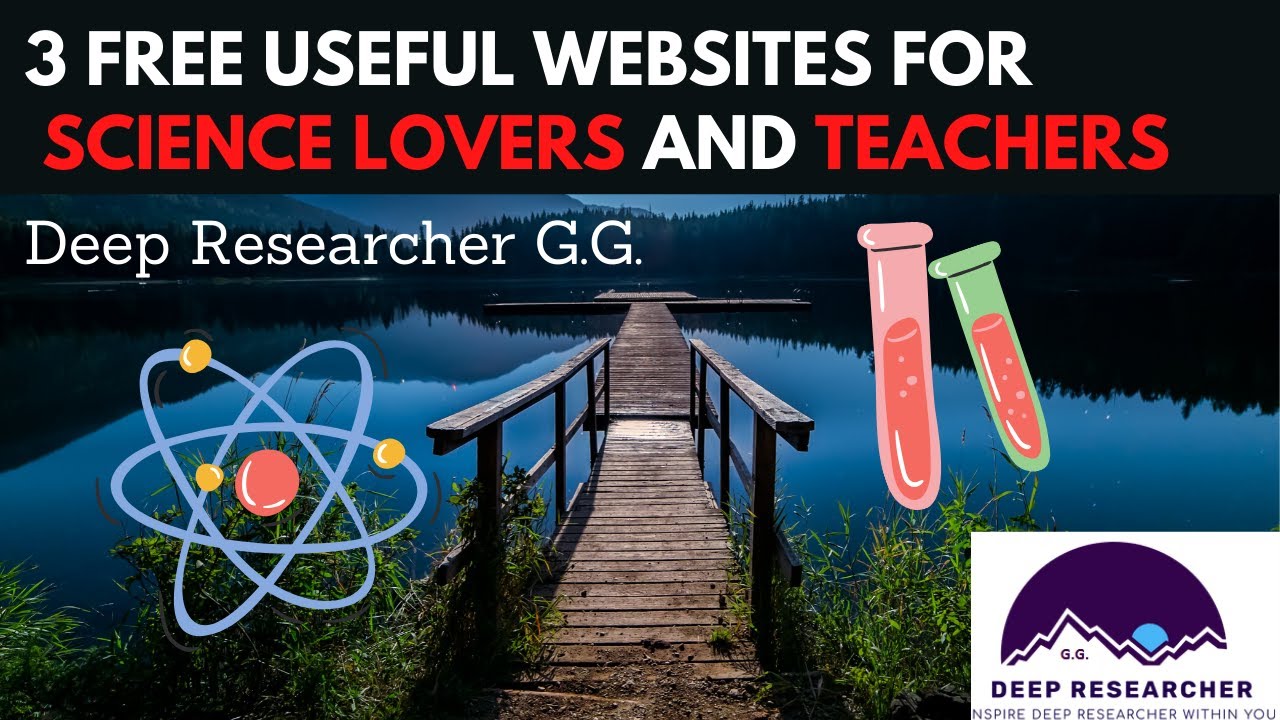 3 FREE USEFUL SCIENCE WEBSITES You Wish You KNEW EARLIER FOR SCIENCE ...